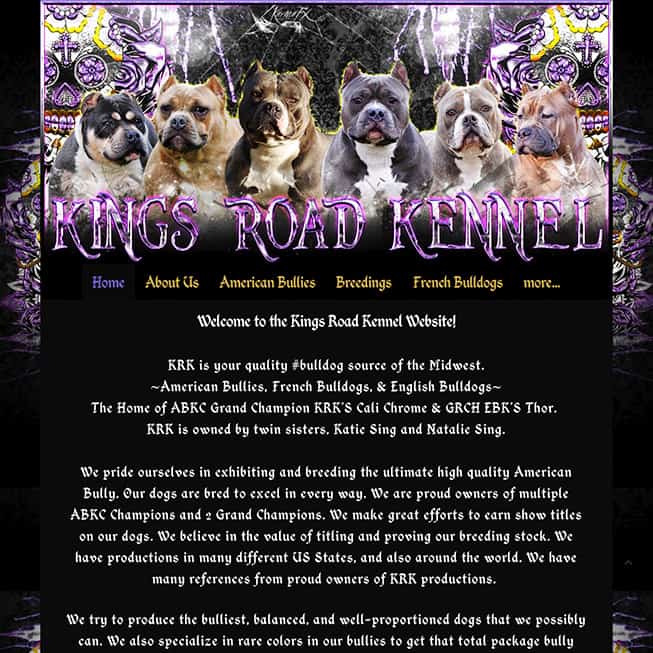 Dog Breeder Web Design, Kennel Websites, Dog Fancier Designs